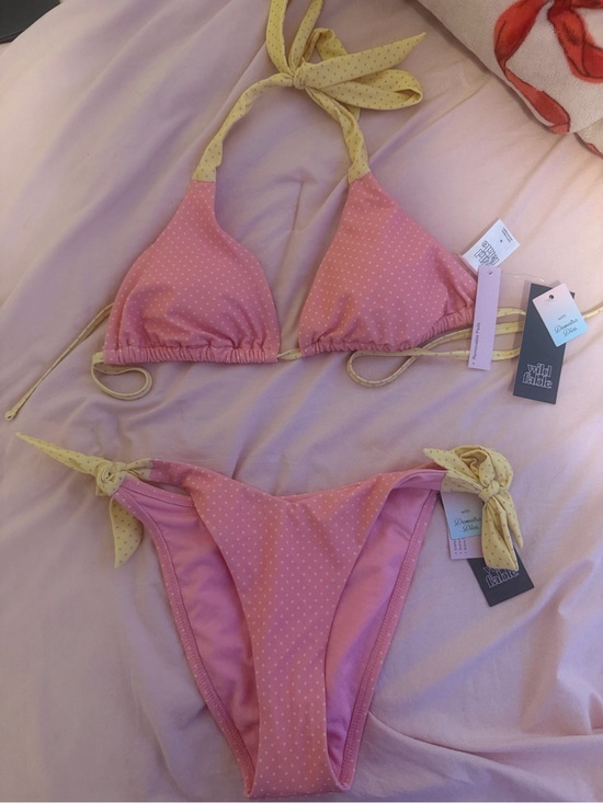 Target | Swim | Wild Fable Demetra Dias Pink Polka Dot Bikini | Poshmark